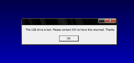 How to get your lost pen drive returned to you
